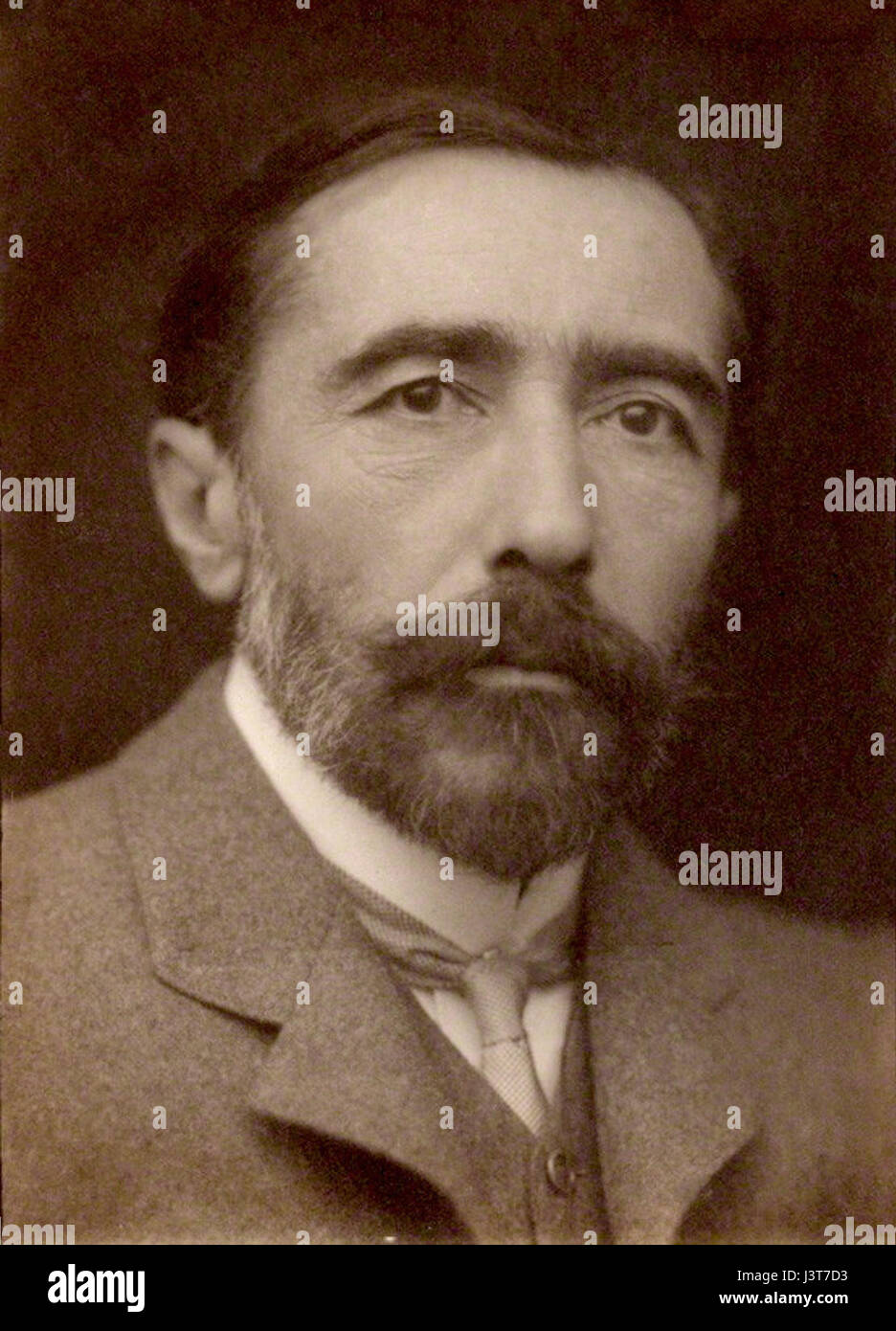 This photograph of Joseph Conrad, taken by George Charles Beresford in ...