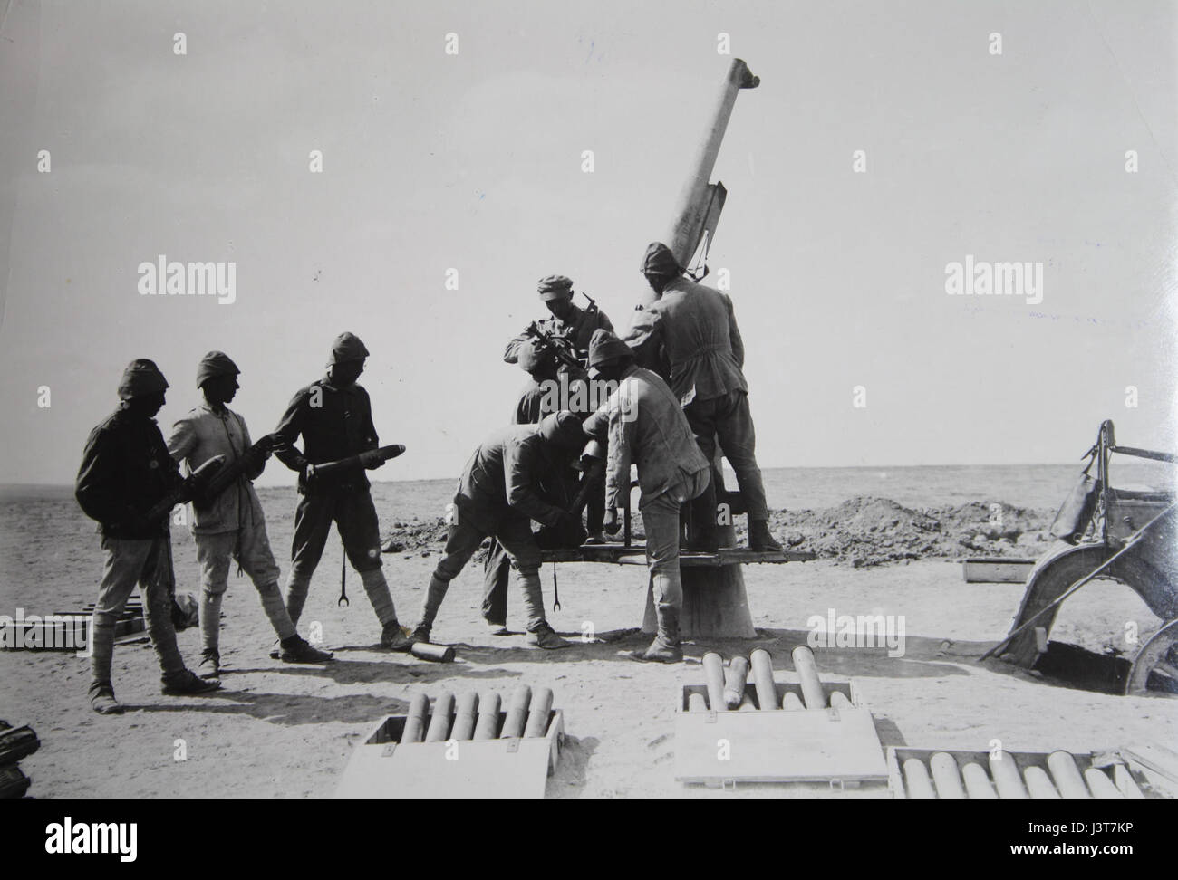 Israel in World War I Ottoman anti aircraft cannon H OP 045 Stock Photo ...