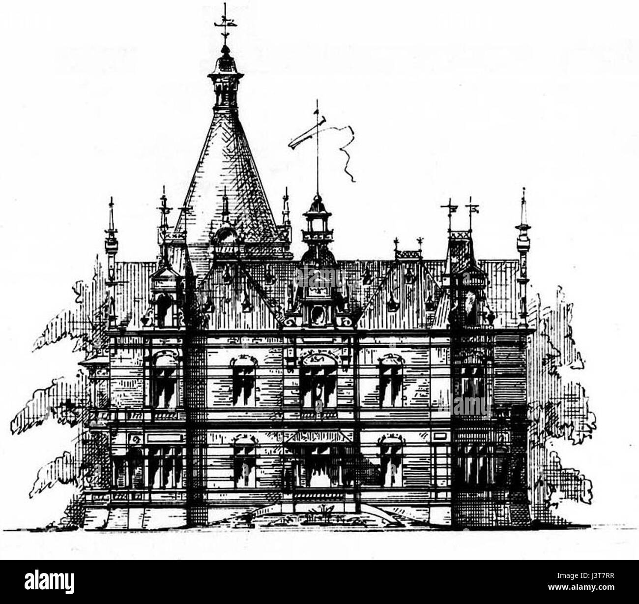 Symmetrical urban design Cut Out Stock Images & Pictures - Alamy