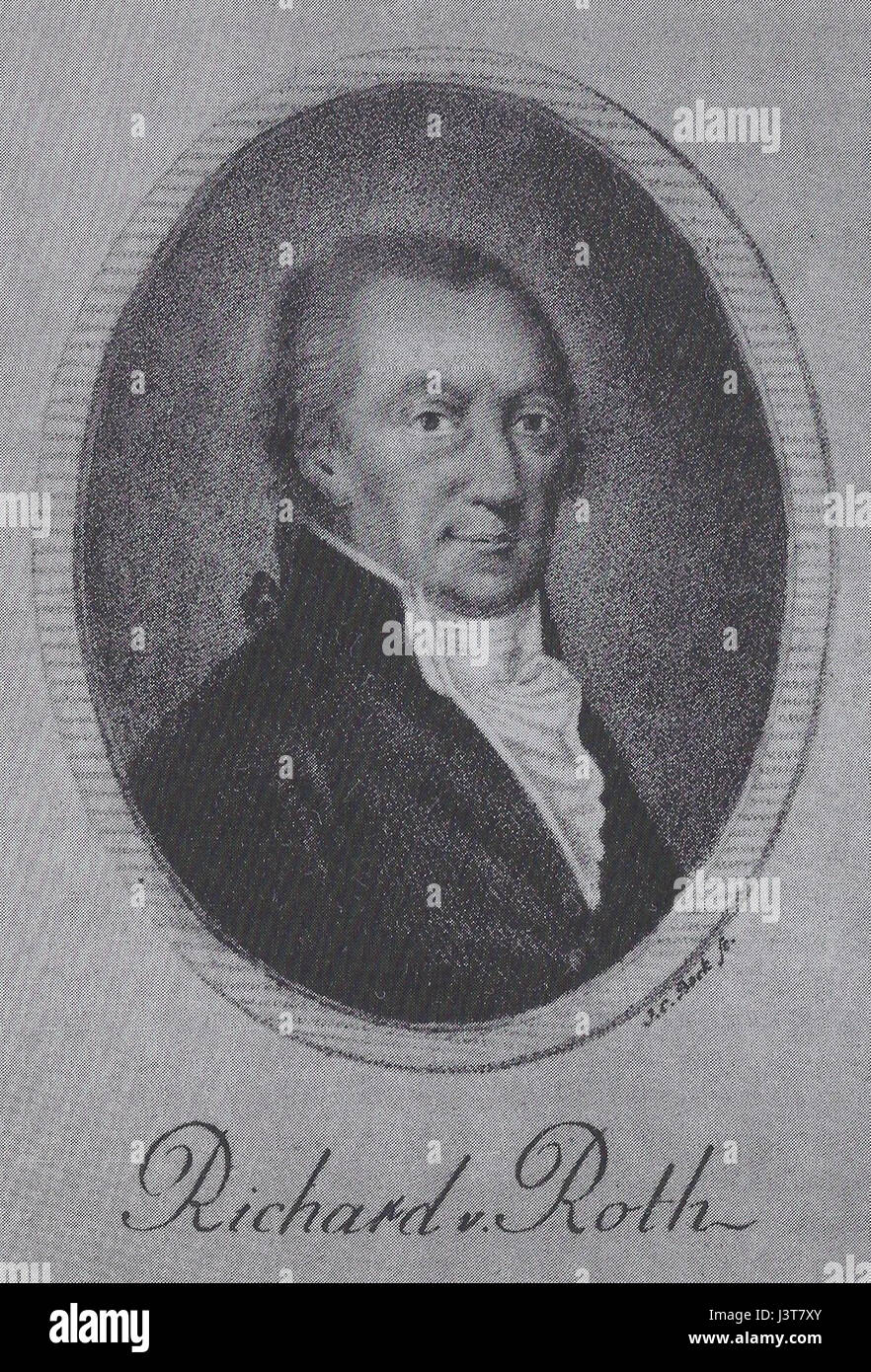 Johann Richard von Roth 19.10.2012 Stock Photo - Alamy