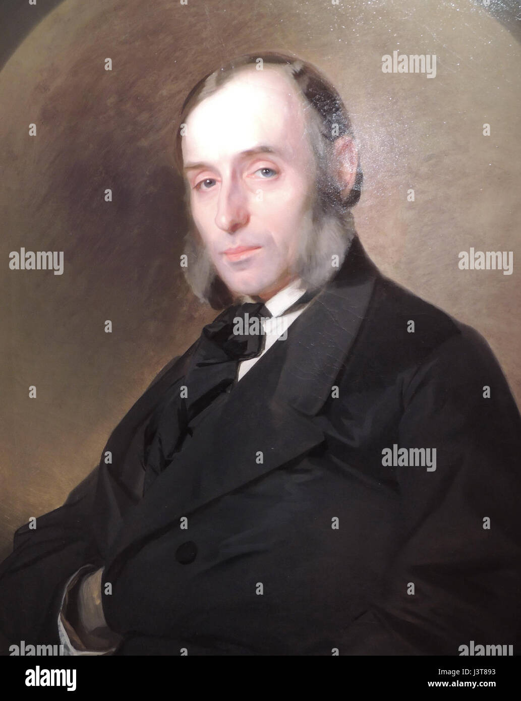 The portrait of *Iosif Stepanovich Kaminsky* by I. Makarov, painted in ...