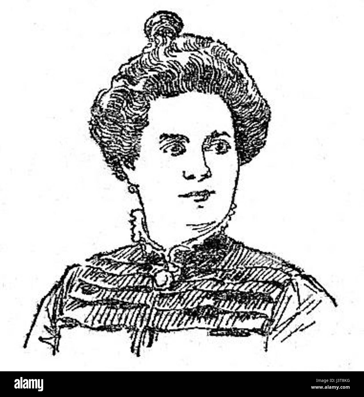 Jeanne Baille, depicted in this 1901 image, was likely a historical ...