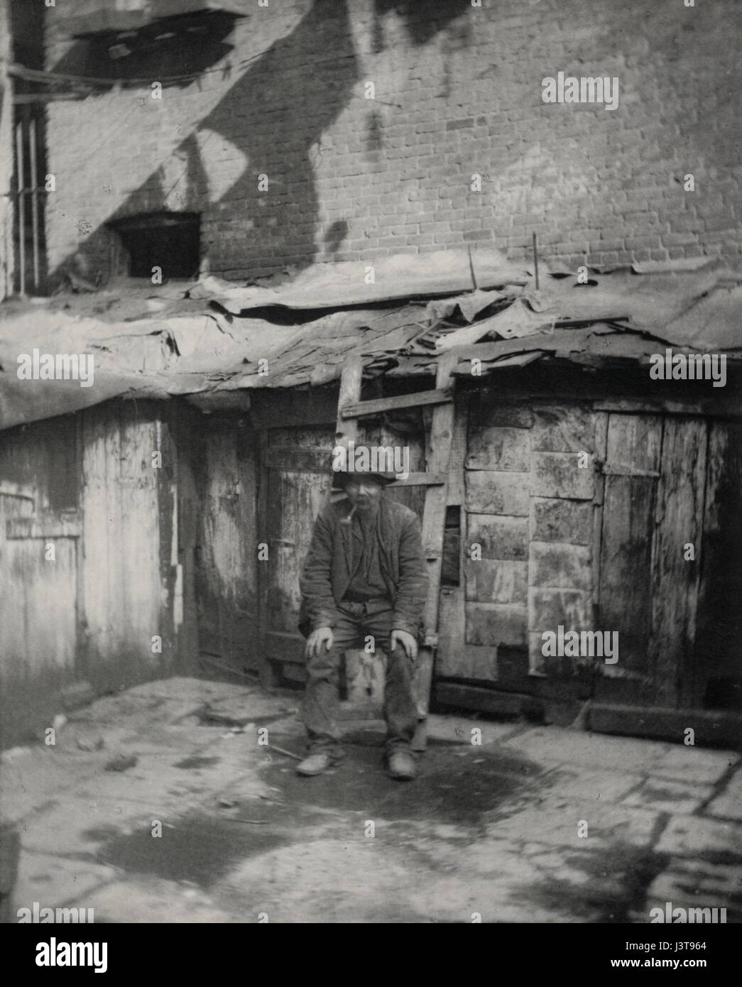 'The Tramp' by Jacob Riis, a photograph capturing the life of a ...