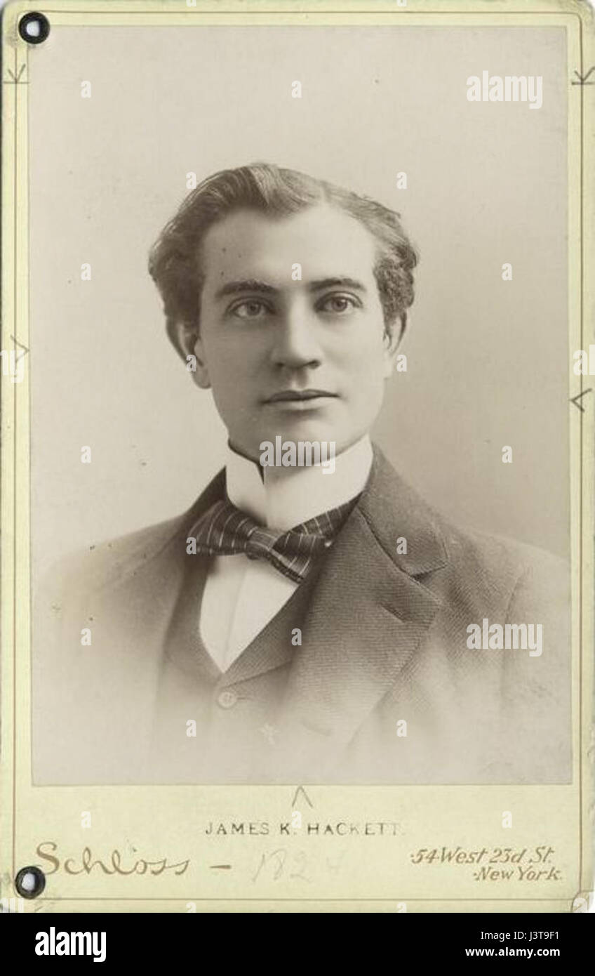 James Keteltas Hackett was a prominent 19th-century American actor ...