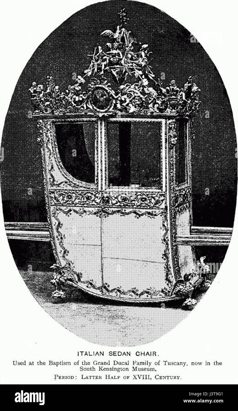 18th century transportation sedan chair hi-res stock photography and ...