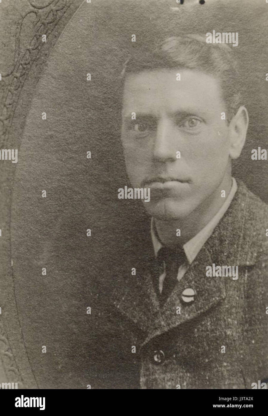This refers to a portrait of Jack Fitzgerald, potentially a historical ...