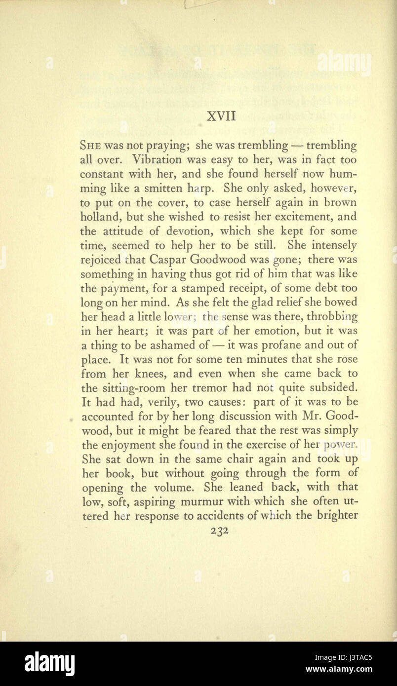 'James The Portrait of a Lady, vol. I, p. 232' refers to a page in the ...