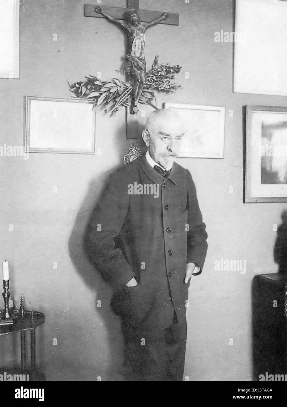 Joris Karl Huysmans, a French author, is captured in a photograph by ...