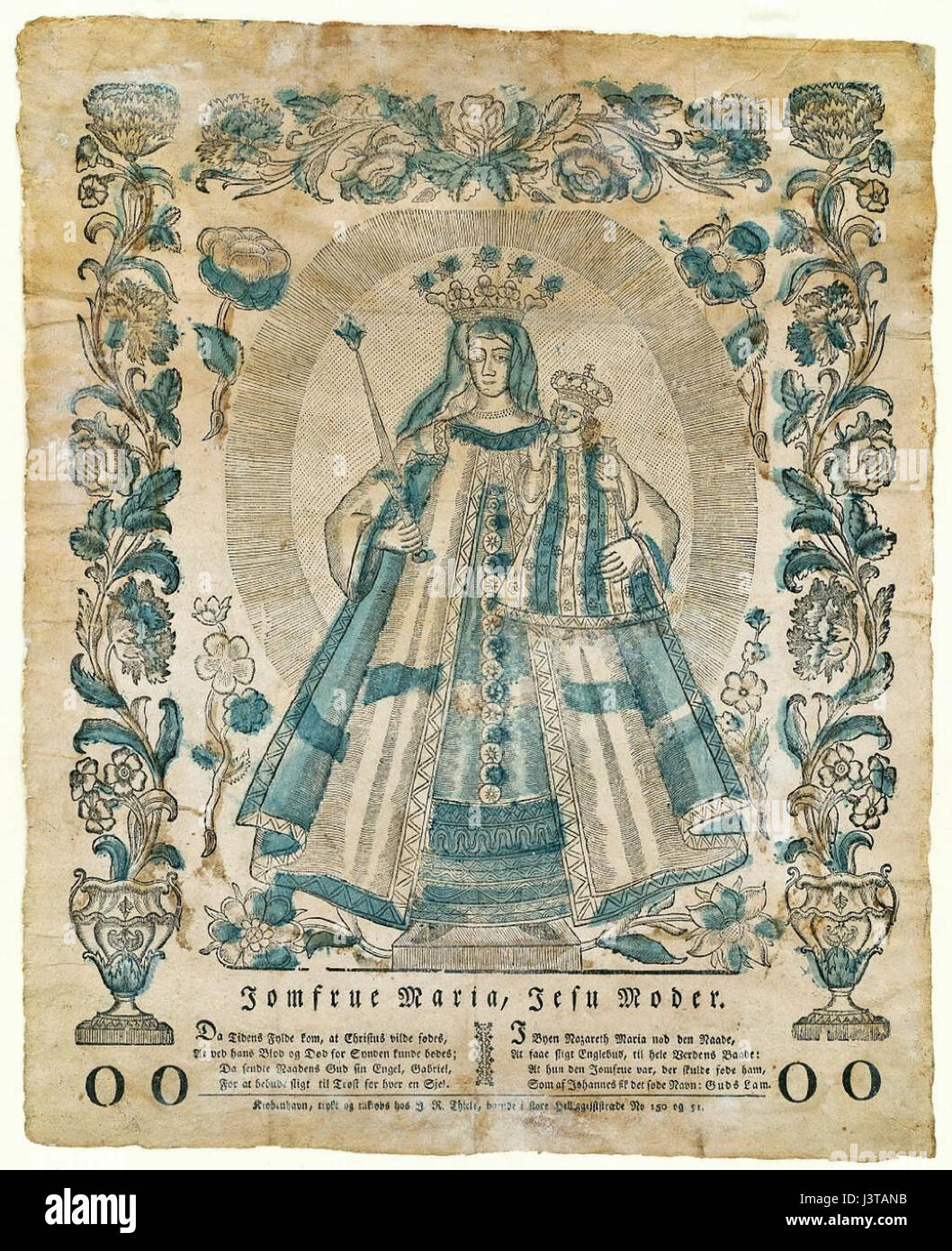 Jomfru Maria Jesu Moder refers to an artwork or religious ...