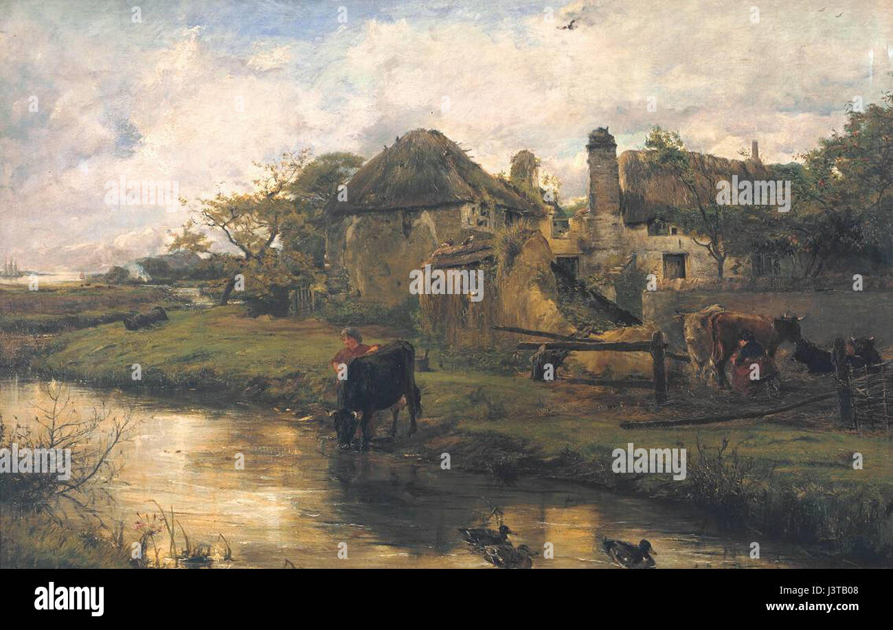 James Clarke Hook The Stream Stock Photo - Alamy