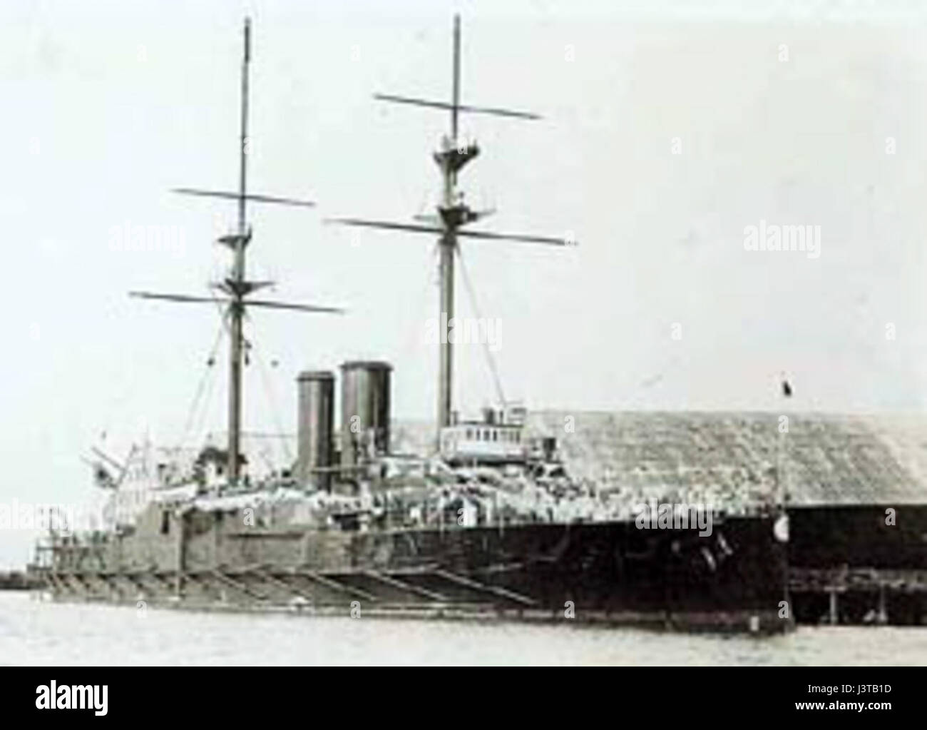 Japanese battleship Katori in 1906 Stock Photo - Alamy