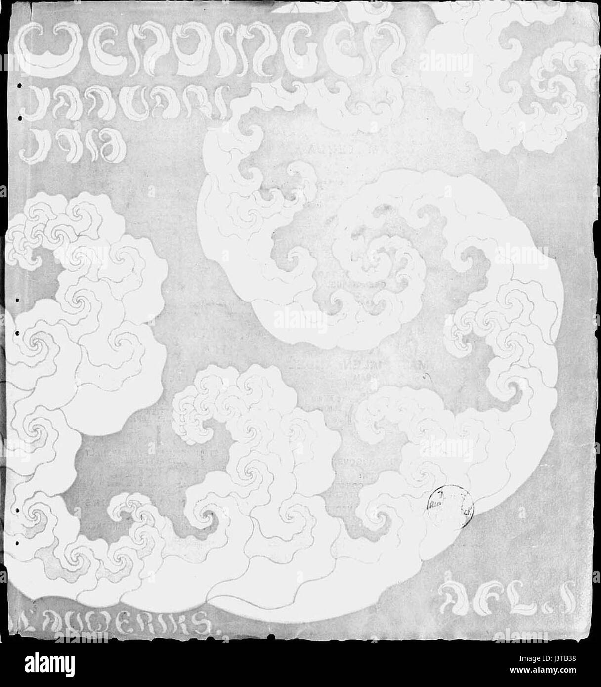 J.L.M. Lauweriks designed the cover for the 11th issue of 'Wendingen ...