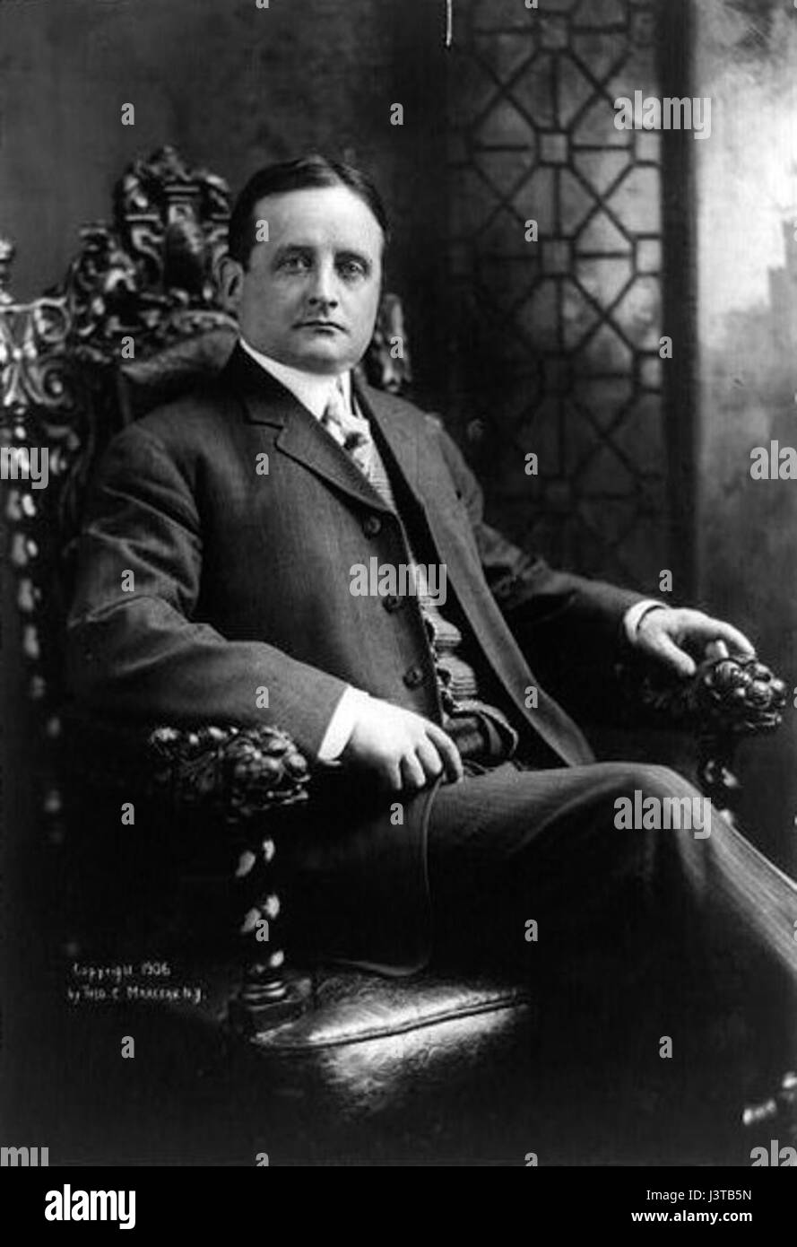 A portrait of John F. Fitzgerald, showcasing his features and historical significance. This ...