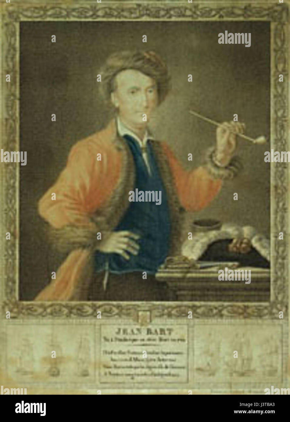 This 1824 work by Bernardini depicts the life and contributions of Jean ...