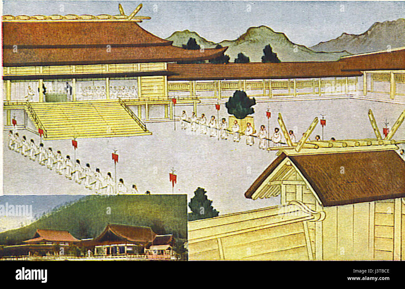 Jimmu ascension ceremonies Stock Photo - Alamy