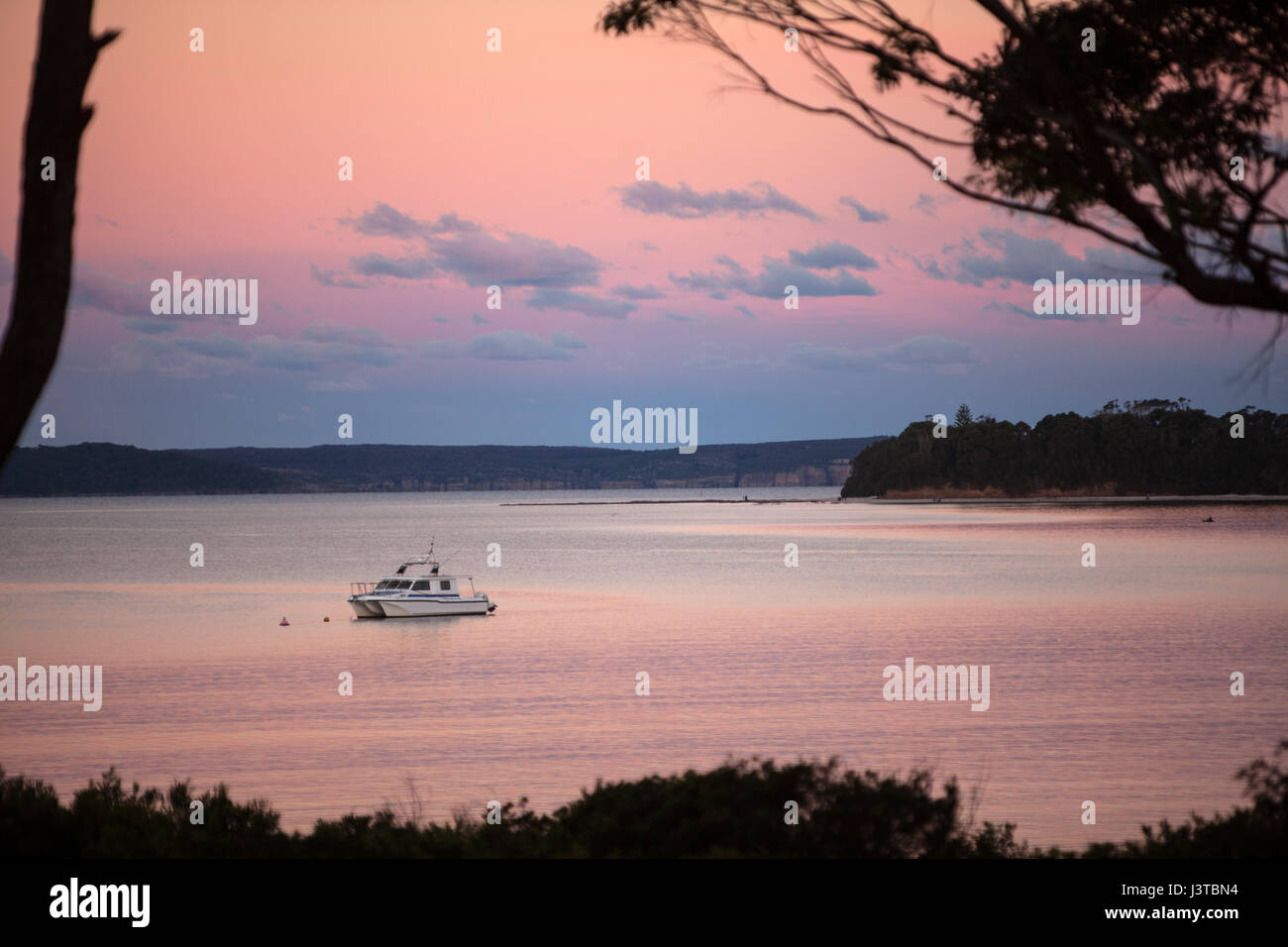Sunset over Vincentia, NSW, Australia Stock Photo - Alamy