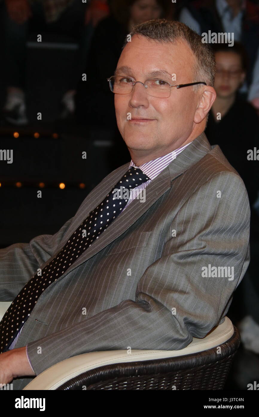 Guests attending Markus Lanz Talkshow at Studio Stahltwiete. Featuring ...