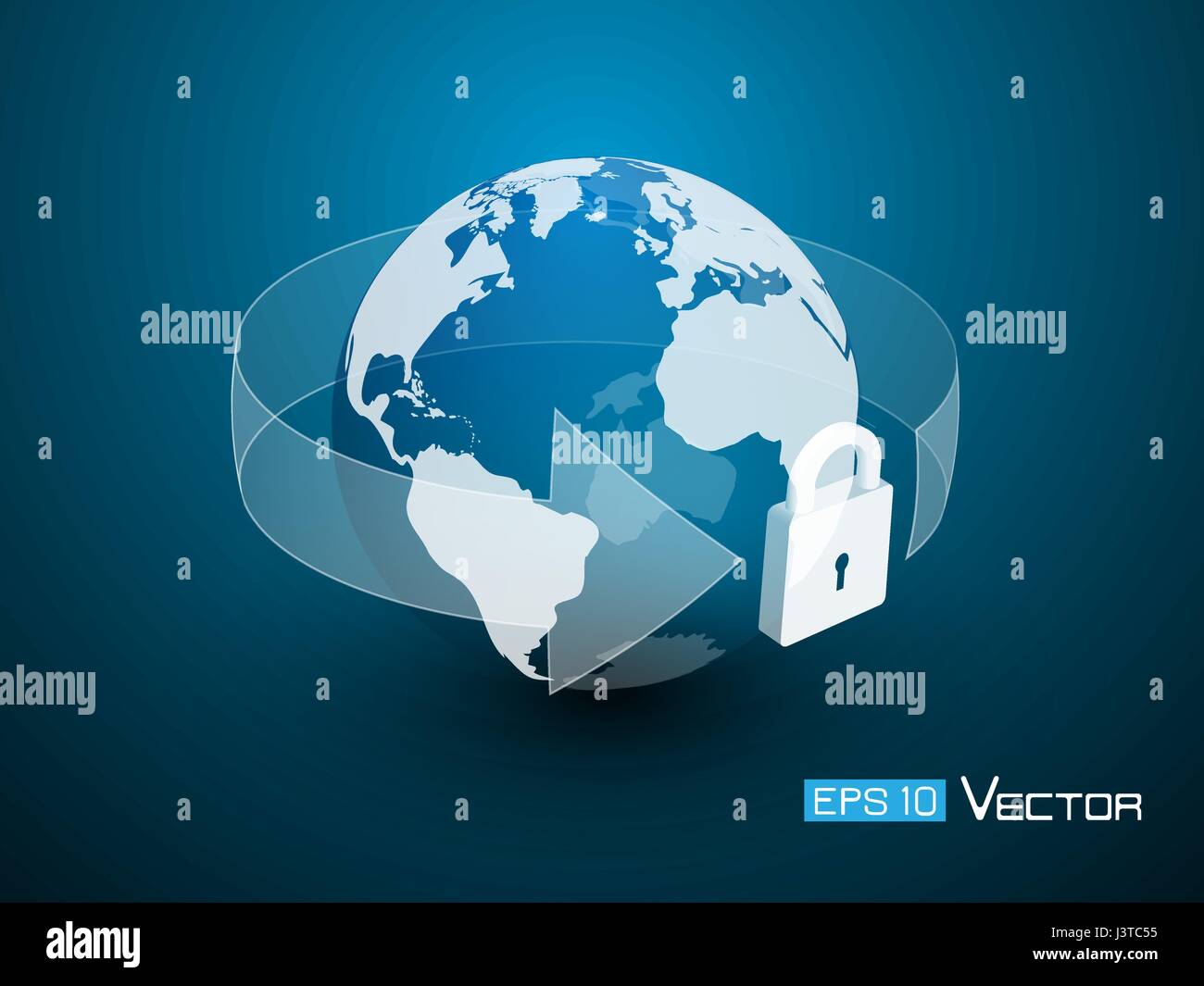 Cyber security global attack map Stock Vector Images - Alamy
