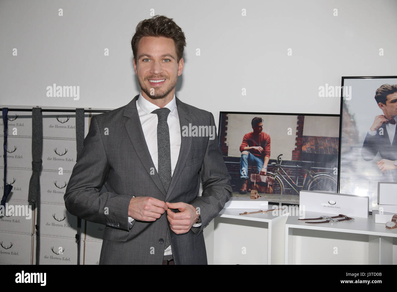 Bachelor Sebastian Pannek during a shooting for "die Herren Edel" at ...