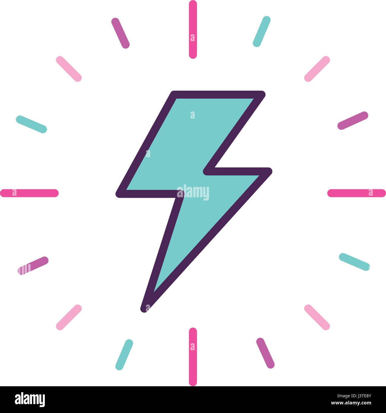 fantasy thunder ray icon Stock Vector Image & Art - Alamy