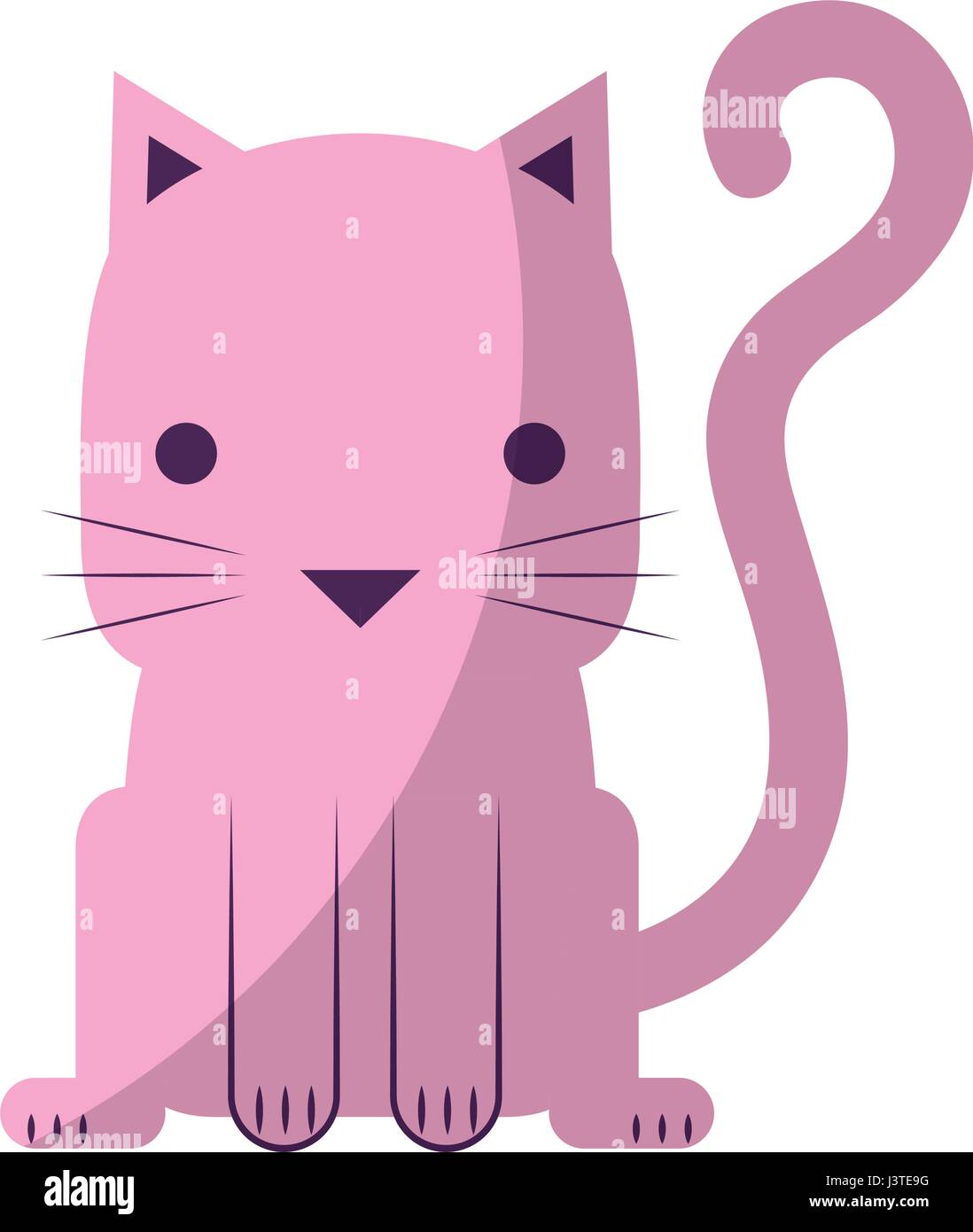 cute little cat icon Stock Vector Image & Art - Alamy