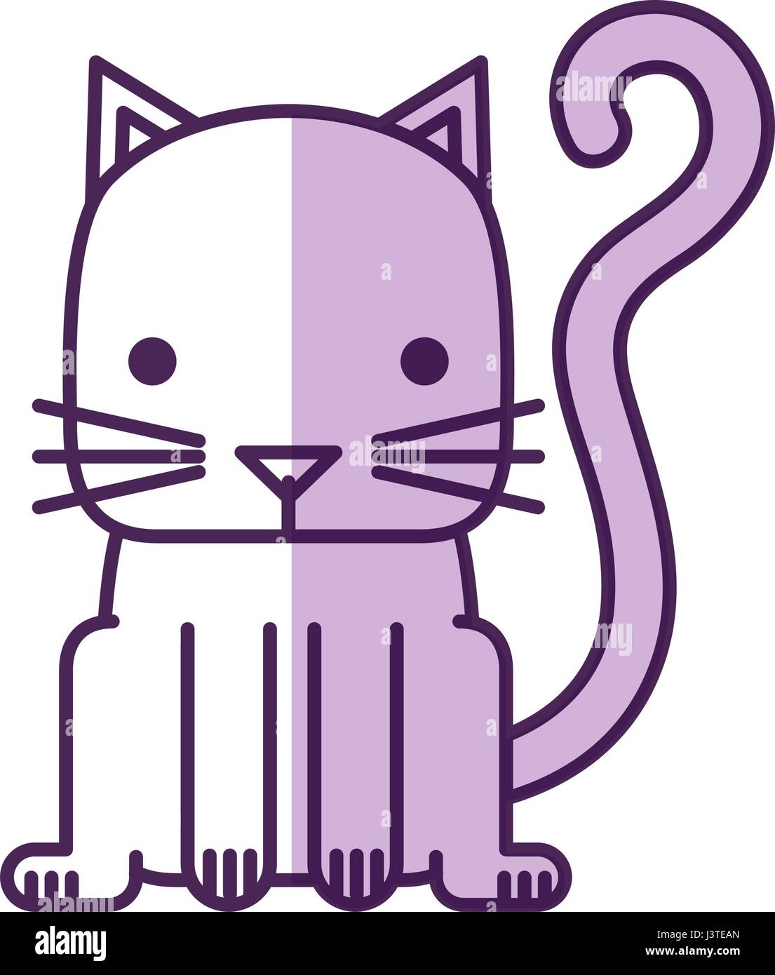 cute little cat icon Stock Vector Image & Art - Alamy