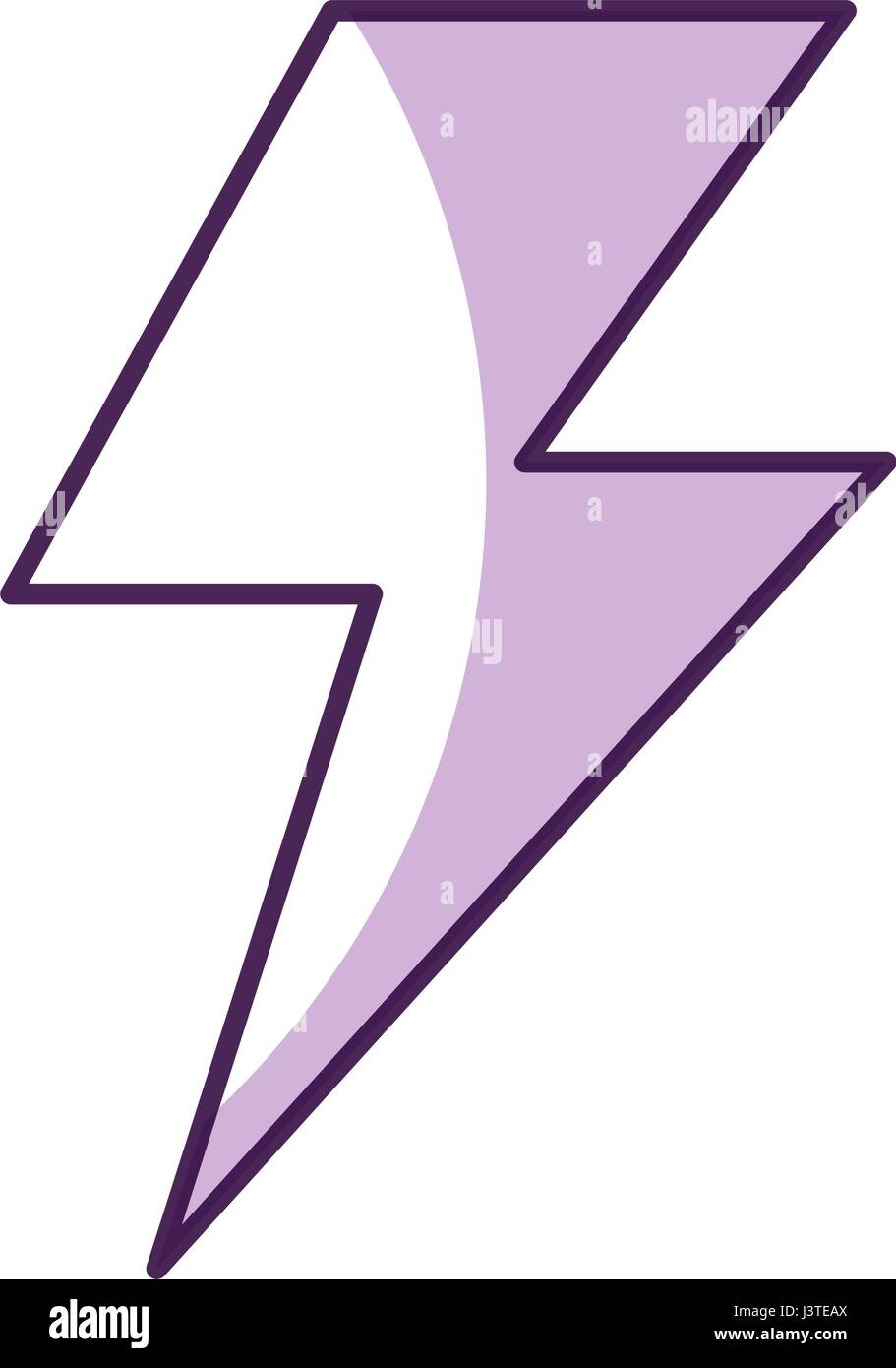 Fantasy thunder ray icon Stock Vector Images - Alamy