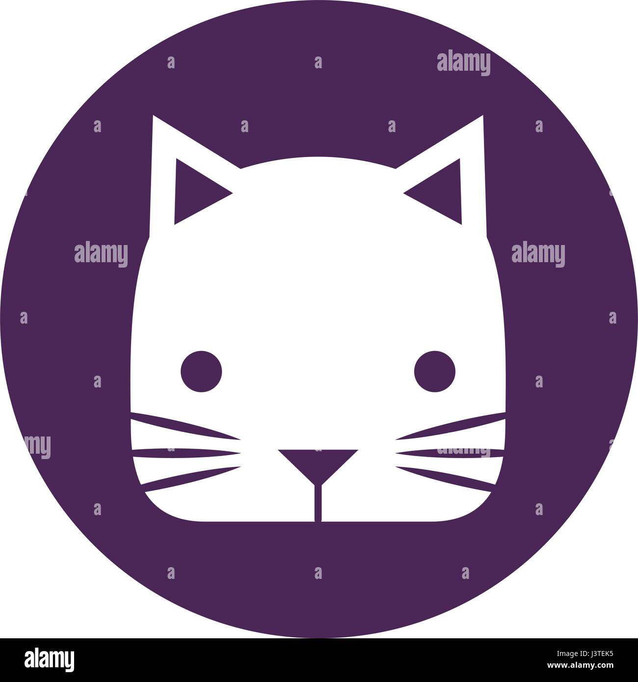 cute little cat icon Stock Vector Image & Art - Alamy