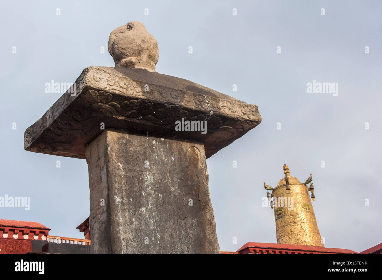 Tang-Tibetan Peace Treaty Pillar and Dhvaja the Victory Banner in ...