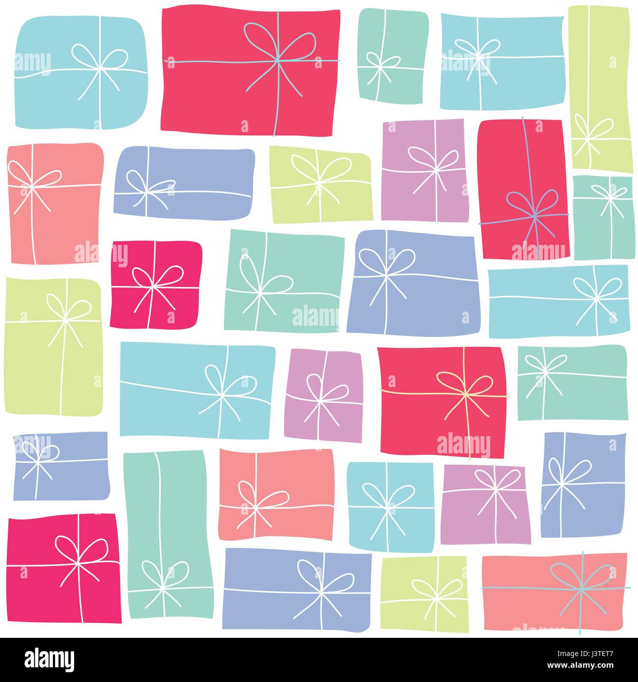 Colorful gifts pink christmas Stock Vector Images - Alamy