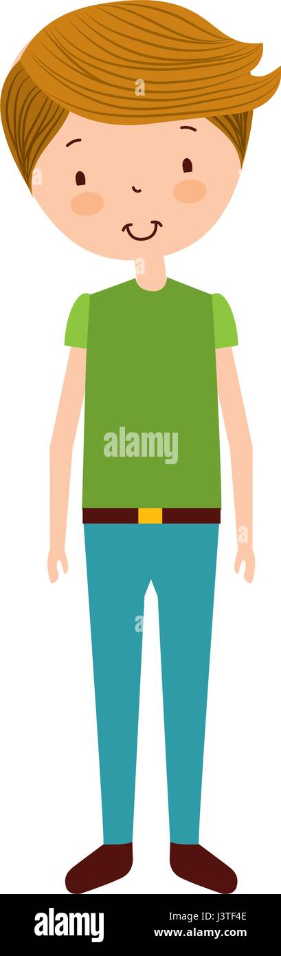 cute little boy character Stock Vector Image & Art - Alamy