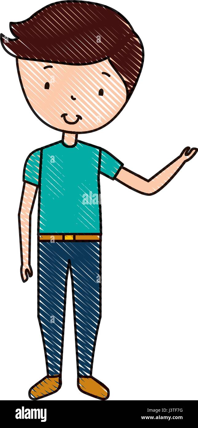 cute little boy character Stock Vector Image & Art - Alamy
