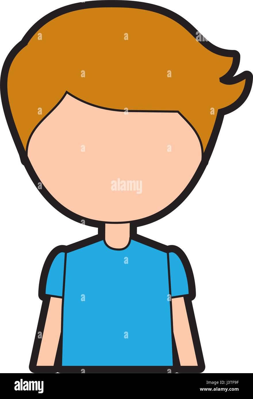 cute little boy character Stock Vector Image & Art - Alamy