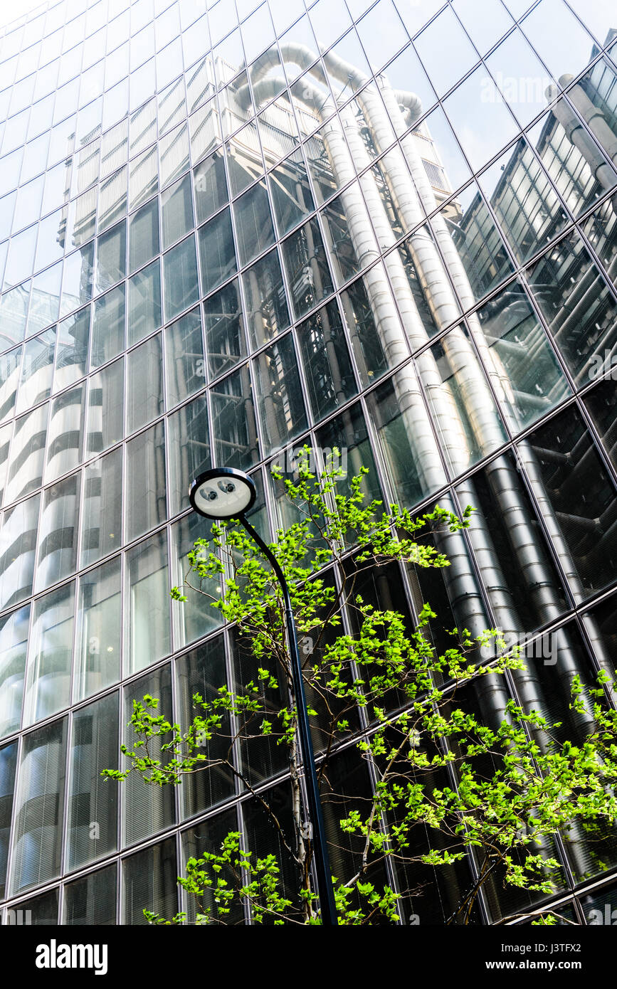City Building Reflection Stock Photo - Alamy