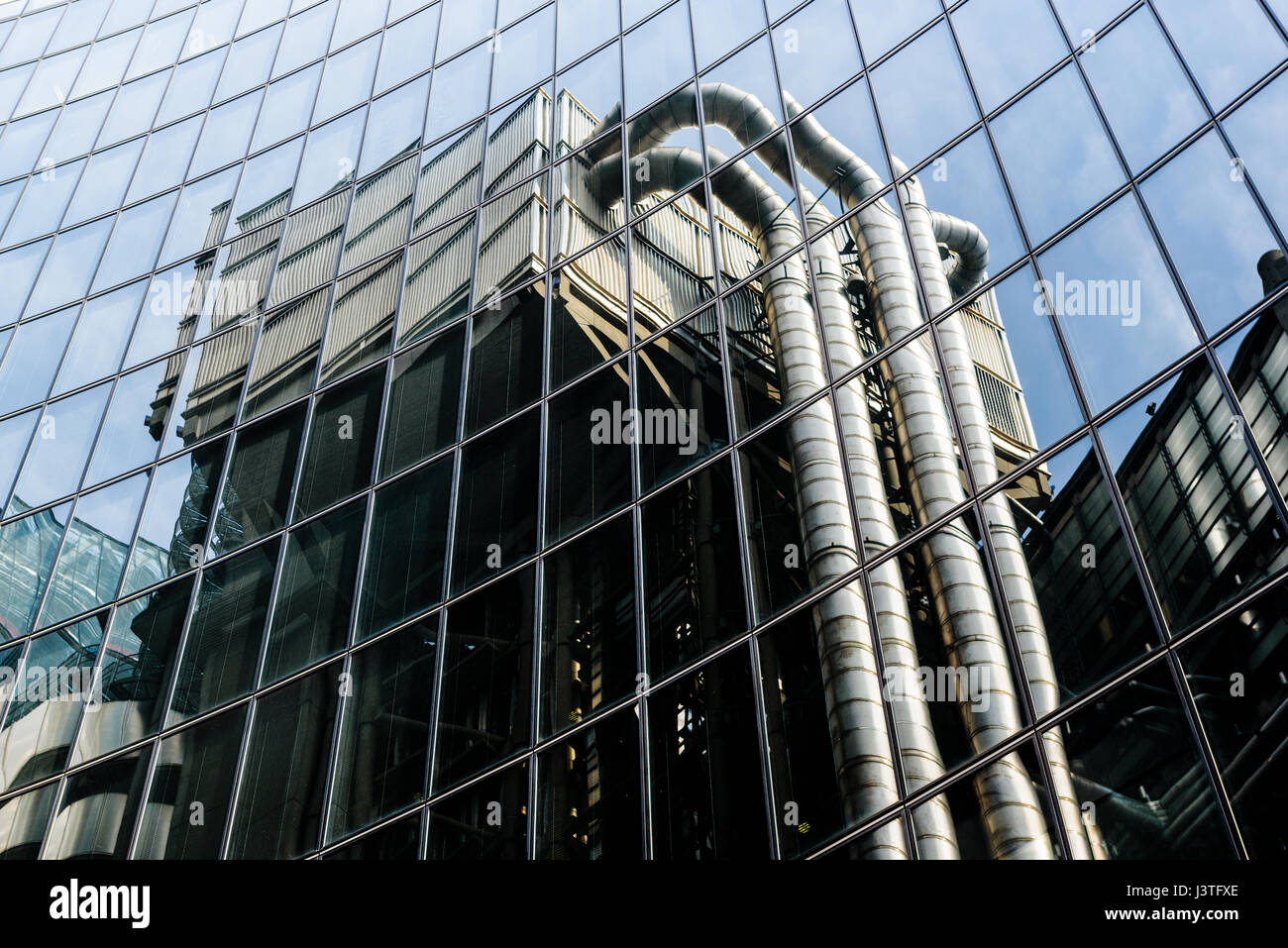 City Building Reflection Stock Photo - Alamy