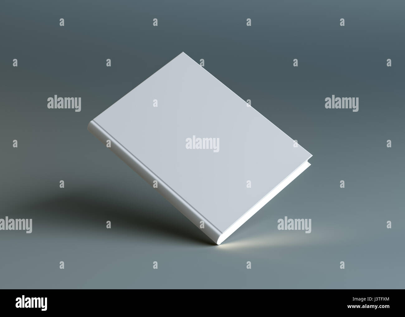 A closed white empty book stands on the corner Stock Photo - Alamy