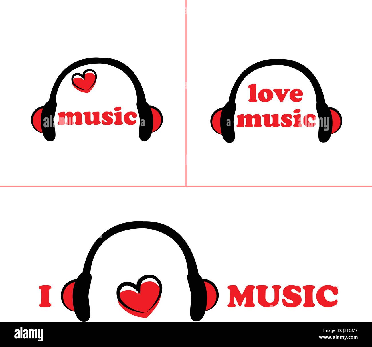 set of symbol of music. vector Stock Vector Image & Art - Alamy