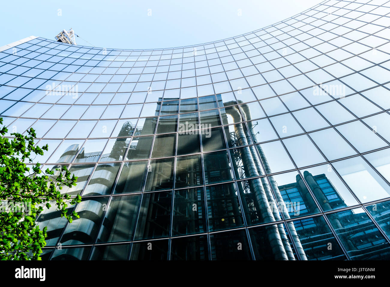 City Building Reflection Stock Photo - Alamy