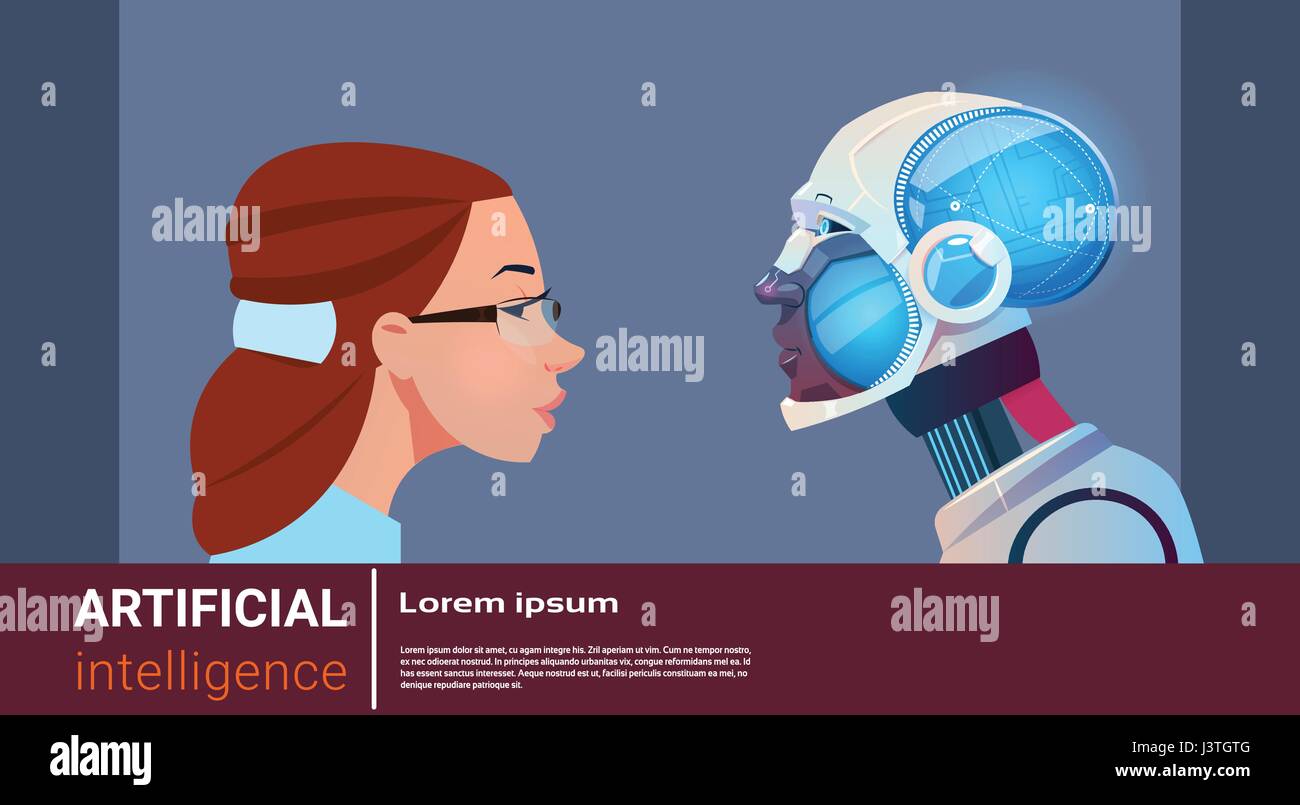 Artificial intelligence woman hi-res stock photography and images - Alamy