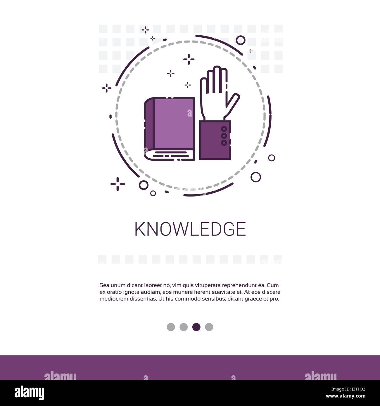 Knowledge Elearning Education Online Banner With Copy Space Stock ...