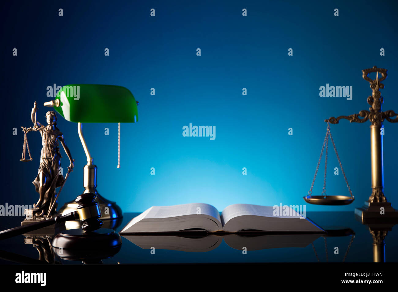 Lawyer, counselor office. Consultation with a lawyer concept. Gavel of ...