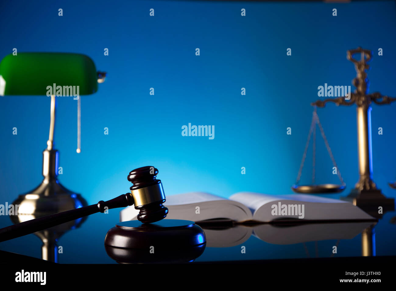 Lawyer, counselor office. Consultation with a lawyer concept. Gavel of ...