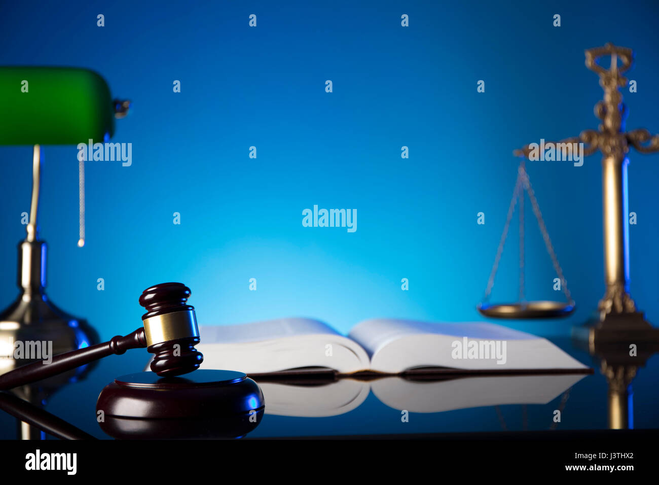 Lawyer, counselor office. Consultation with a lawyer concept. Gavel of ...