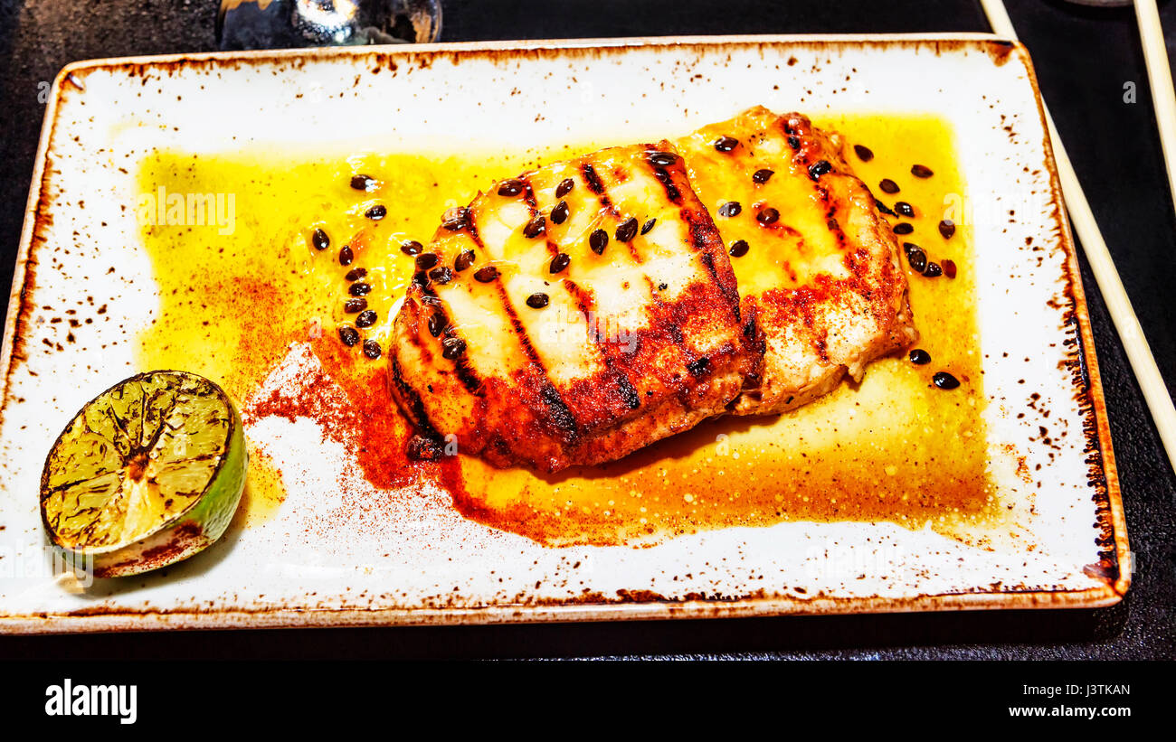 Japanese grilled fish hi-res stock photography and images - Alamy