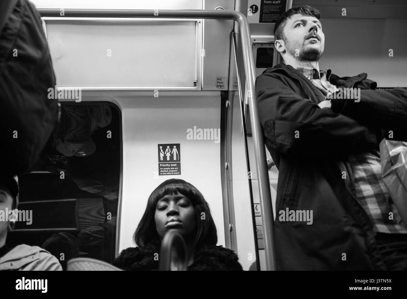London central line Black and White Stock Photos & Images - Alamy