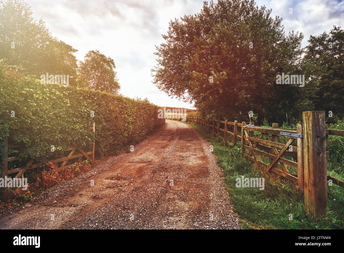 Beautiful English countryside. Stunning landscape over English ...