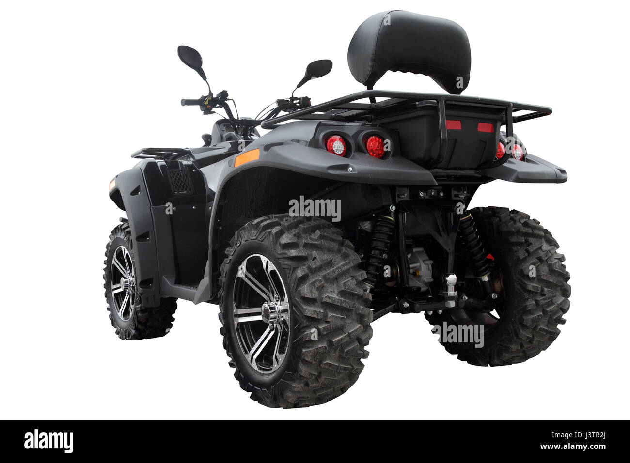 The modern Quad bike isolated on a white background Stock Photo - Alamy