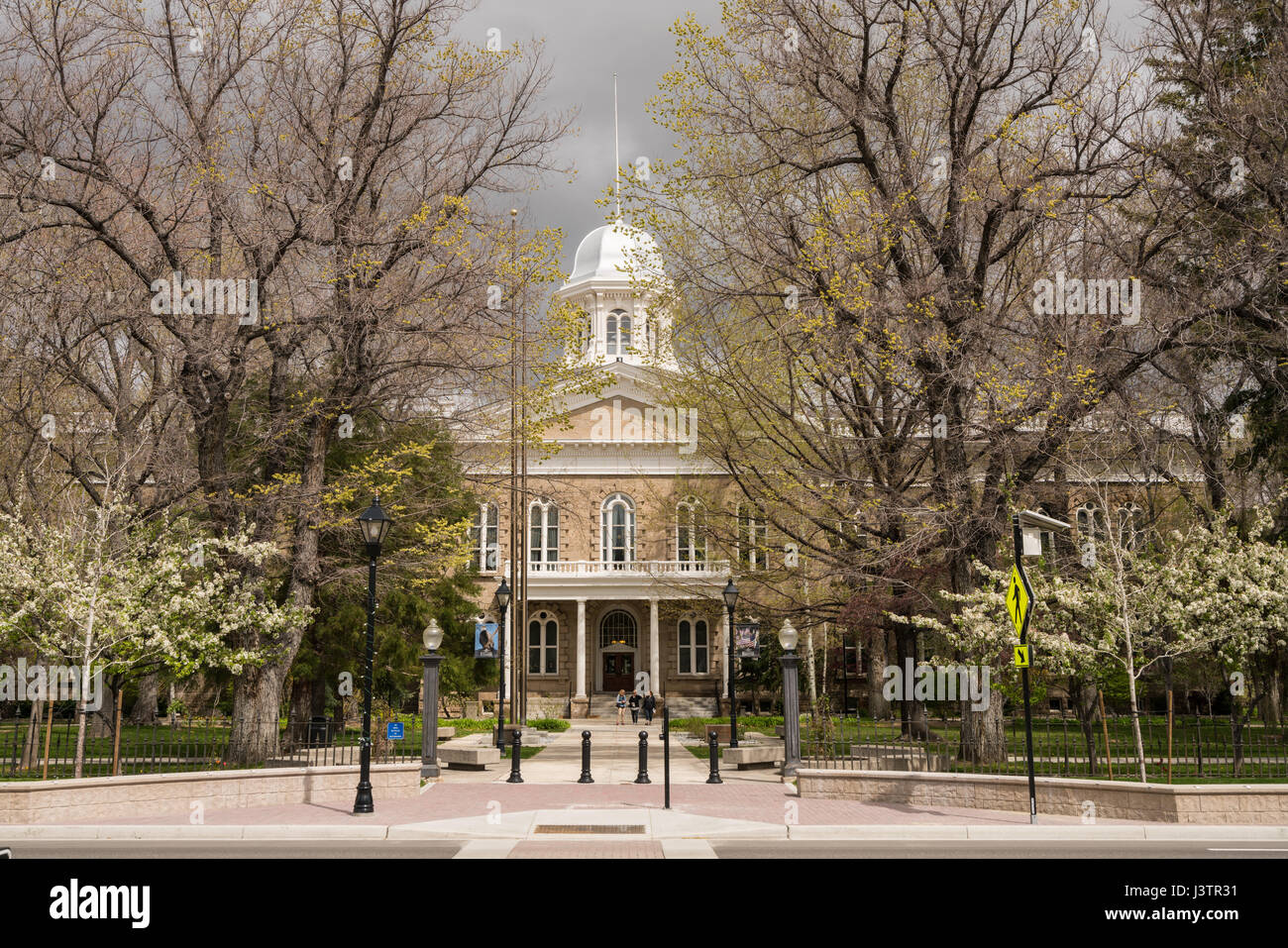 Nevada State Capitol building entrance in Carson City Stock Photo - Alamy