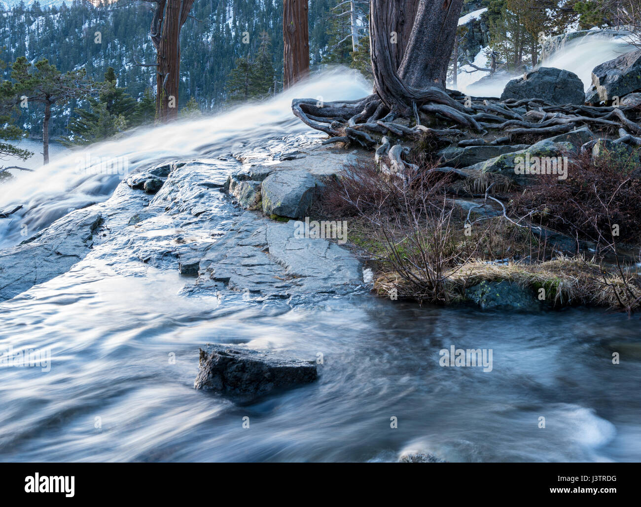 Emerald Bay on Lake Tahoe with Lower Eagle Falls Stock Photo - Alamy