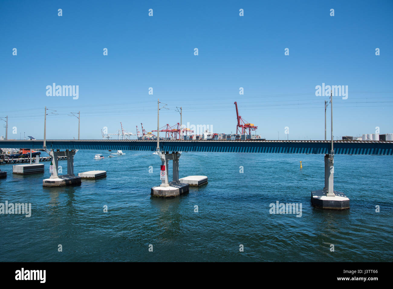 Container port railway lines hi-res stock photography and images - Alamy